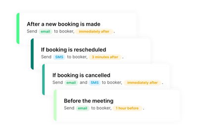 Using customizable booking notifications - YouCanBookMe