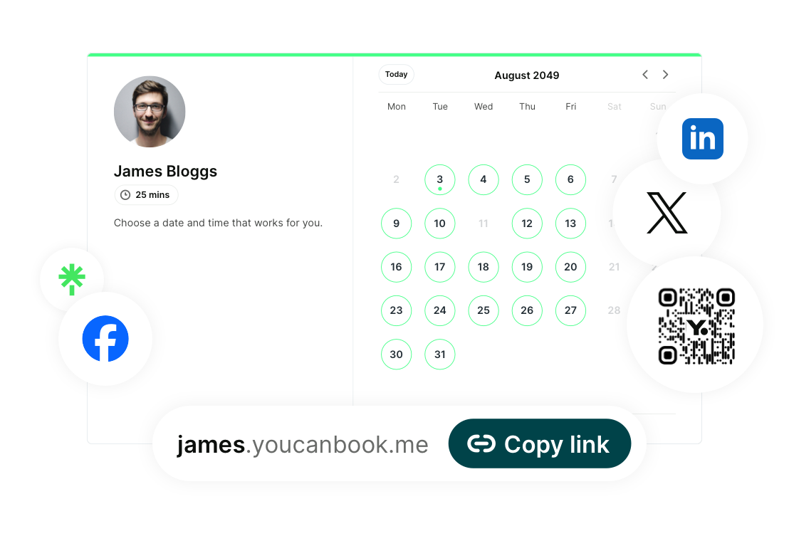 How to set up our scheduling tool online - YouCanBookMe