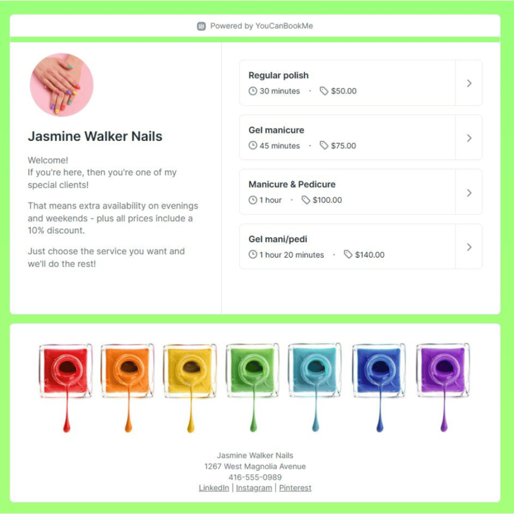 Custom Booking Page Templates To Inspire Your Own | YouCanBookMe