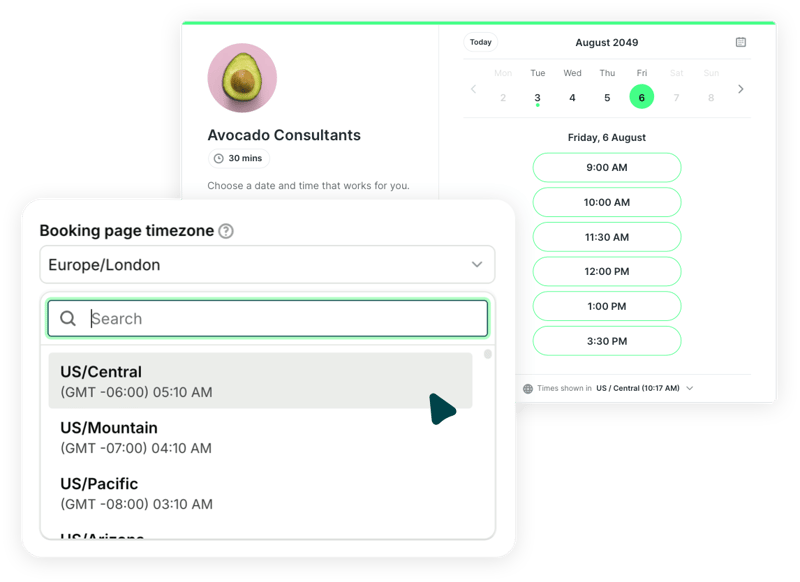 Time zone planner | Make meeting across time zones easy with YCBM