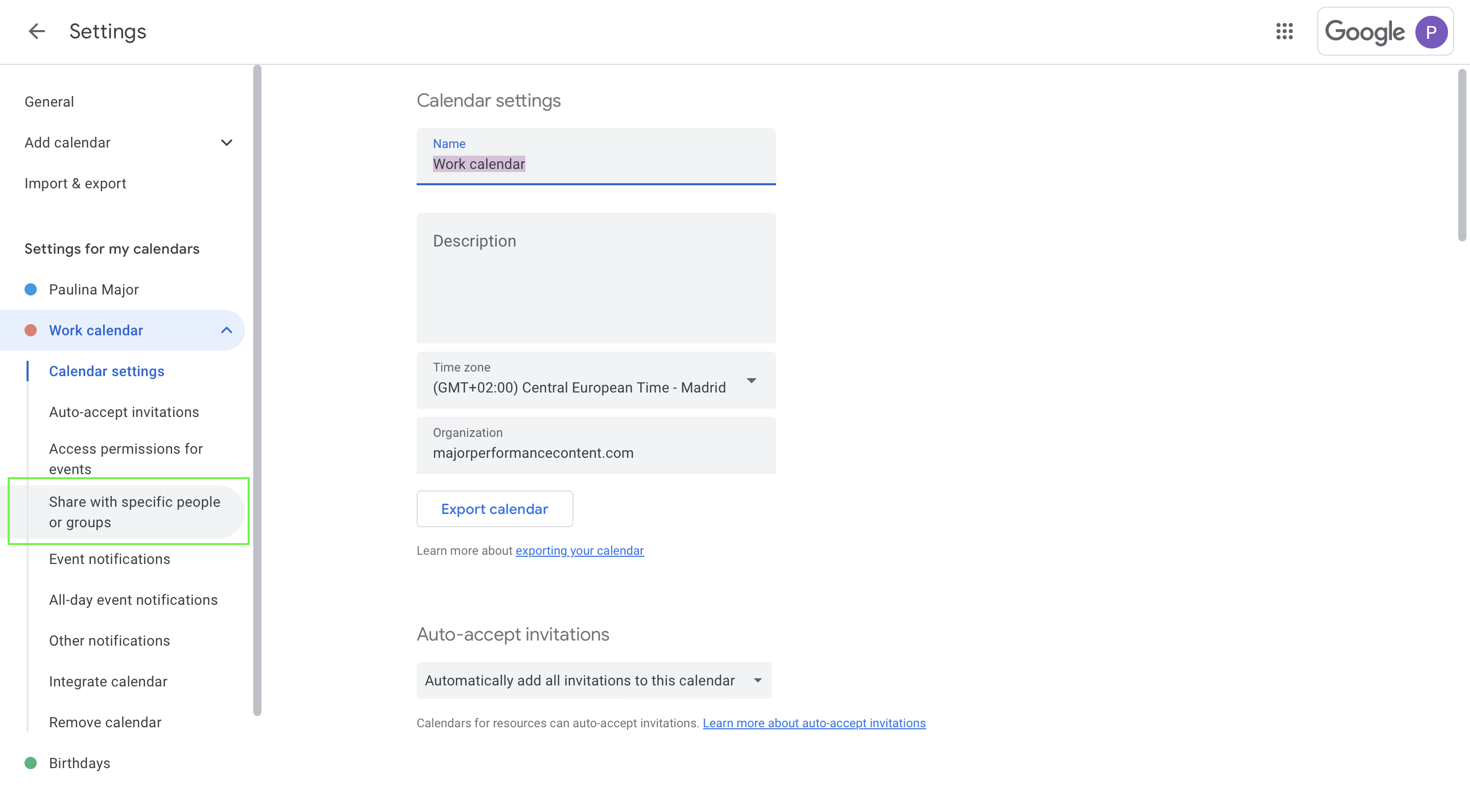 How to Share a Google Calendar Step by Step